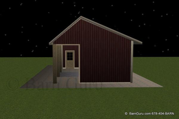 Run In - Horse Sheds - Built In Ga Future Horse Barn