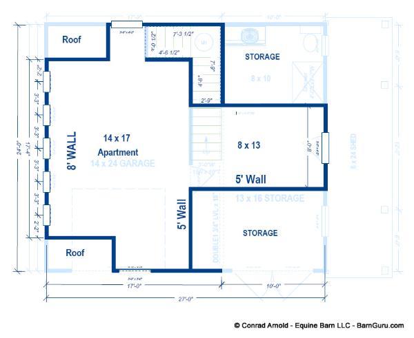 Barn Shop Combination Plans